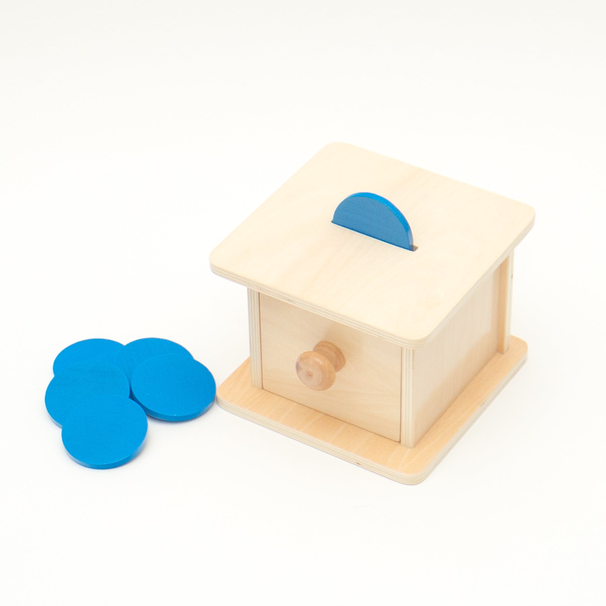 Montessori Toys New Zealand: Coin Box – Follow the Child